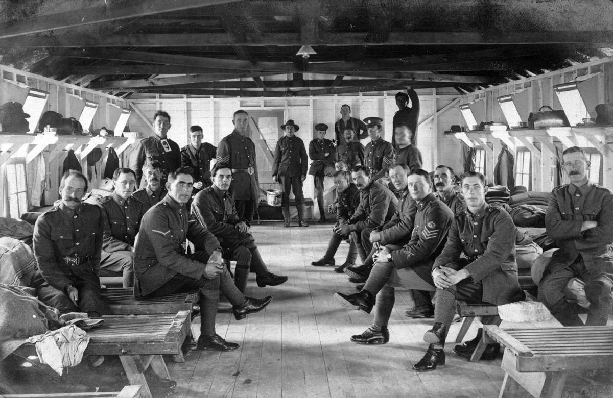 Training and living - WW100 - Wairarapa's First World War Centenary